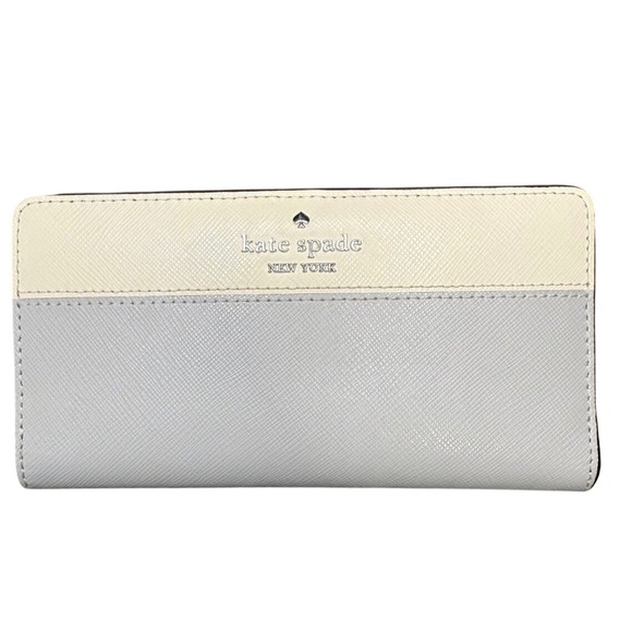 kate spade | Bags | Kate Spade Madison Colorblock Leather Slim Bifold ...